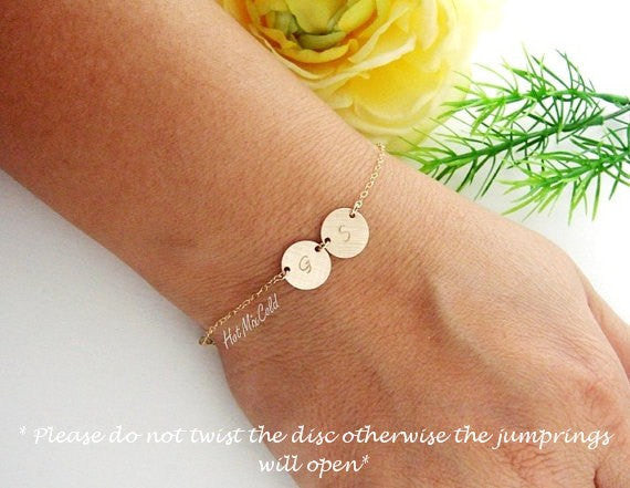 Personalized Monogram Bracelet – Crystaldiyair | Enrich your world with art